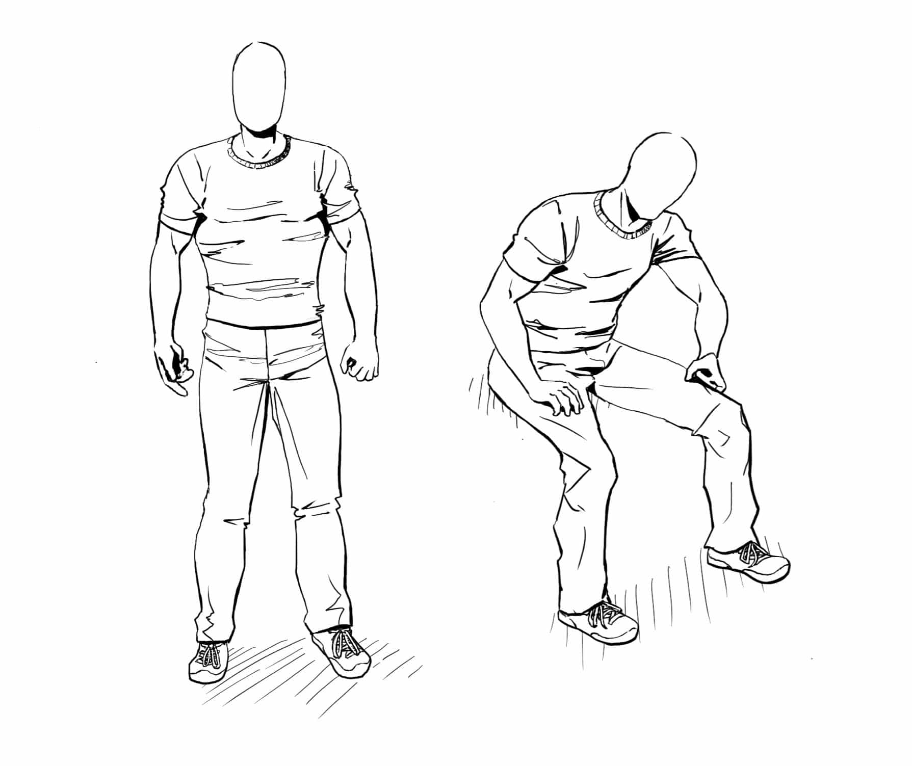 How To Draw A Person Standing Up Step By Step How To Draw A Person Standing Up Step By Step