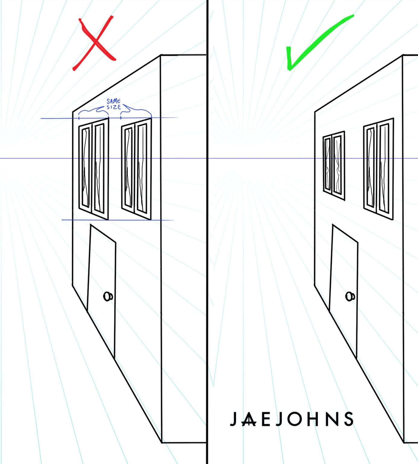 11 Things to Avoid in Learning How to Draw One-Point Perspective - Jae ...
