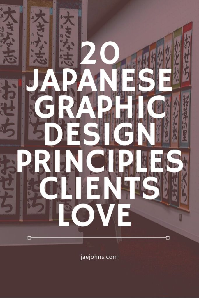 20 Japanese Graphic Design Principles Clients Love - Jae Johns