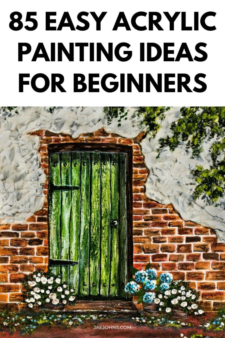 87 Easy Acrylic Painting Ideas on Canvas for Beginners