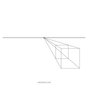 How to Draw One Point Perspective: Draw Room, City, Cube