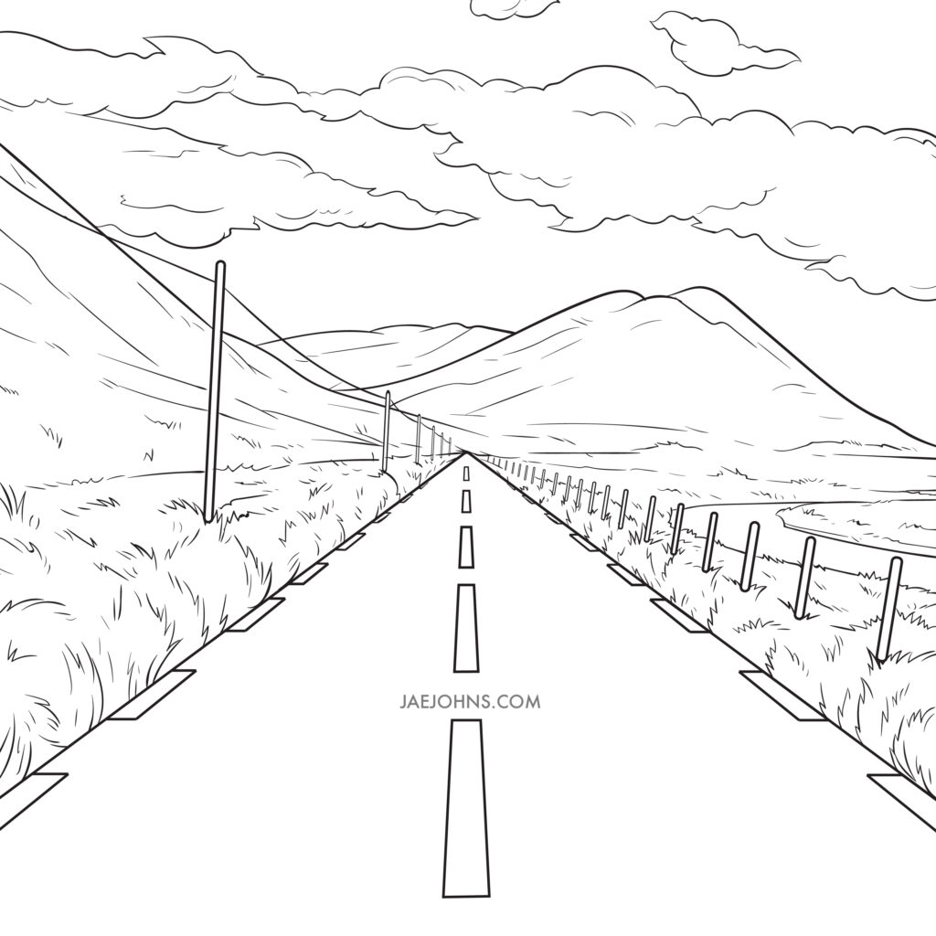 How To Draw A Road In Perspective Transportationlift