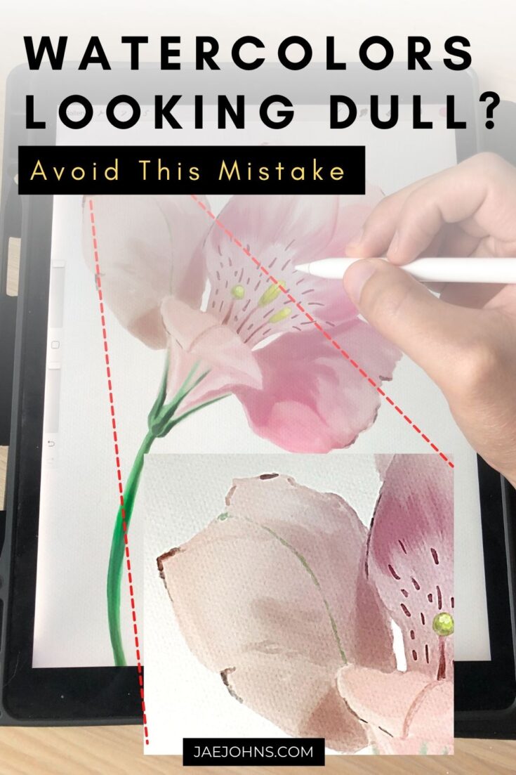 Dull Watercolor Painting (Avoid This Mistake)