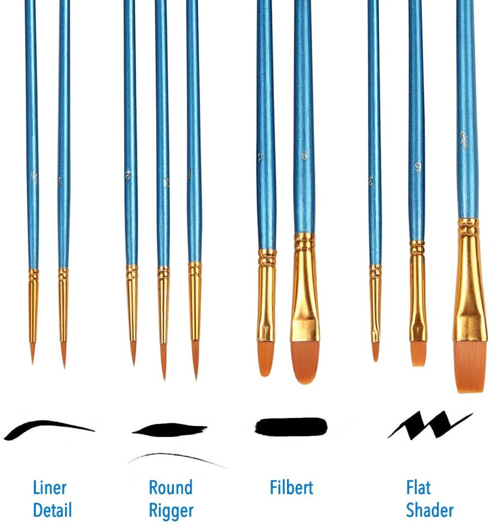 27+ Top Acrylic Paint Brushes Pros Recommend