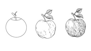 How to Draw an Apple with Shading