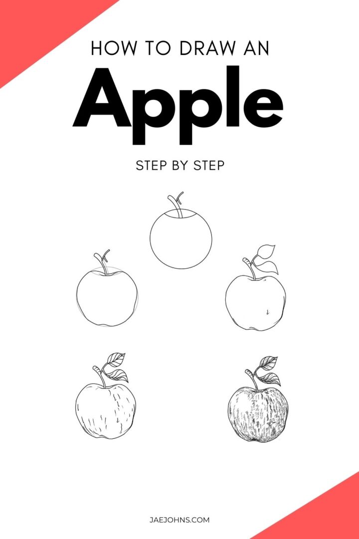 How to Draw an Apple with Shading - Jae Johns
