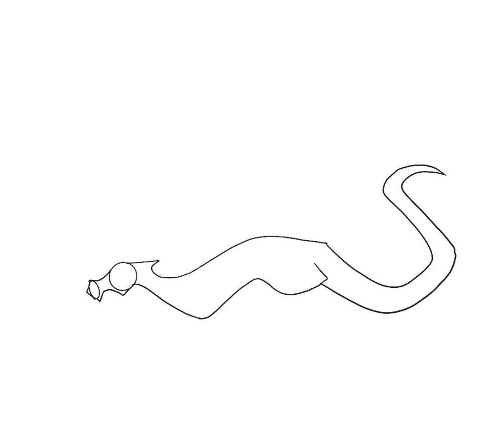 How to Draw a Dragon Flying | Easy Steps