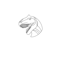 How to Draw a Dinosaur Head (5 Easy Steps)