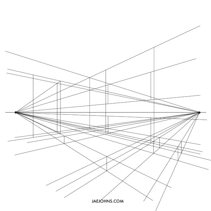 How to Draw Two-Point Perspective like a Pro - Jae Johns