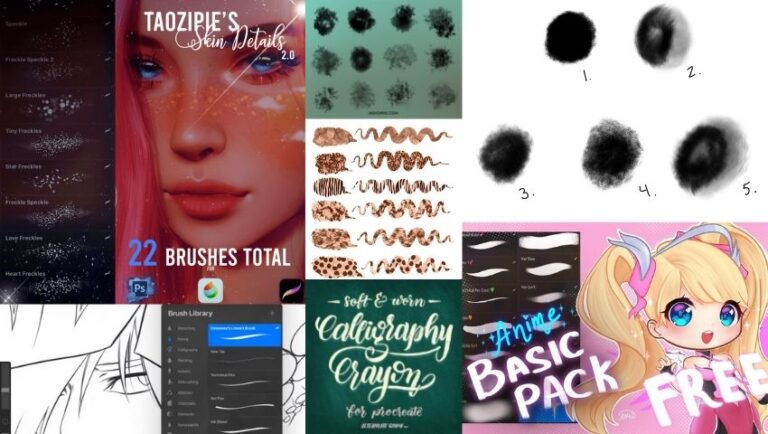 902 Free Procreate Brushes - Download Them Right Now