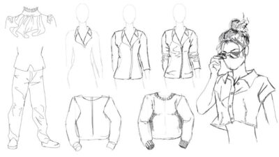 How to Draw Clothes: Draw Folds, Wrinkles, Baggy Clothes