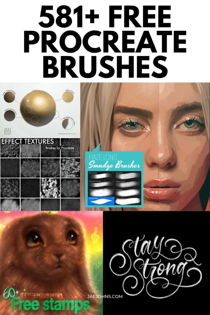 581+ Free Procreate Brushes - Download Them Right Now
