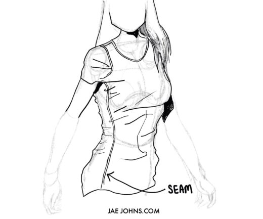 How to Draw Clothes: Draw Folds, Wrinkles, Baggy Clothes