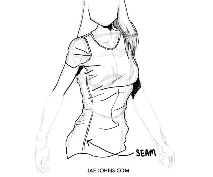 How to Draw Clothes: Draw Folds, Wrinkles, Baggy Clothes