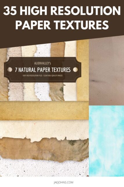 35 High-Resolution Seamless Paper Textures