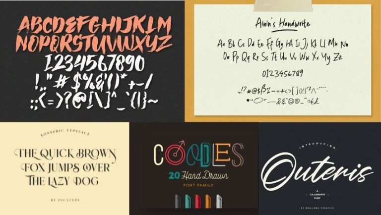 53 Best Fonts for Procreate