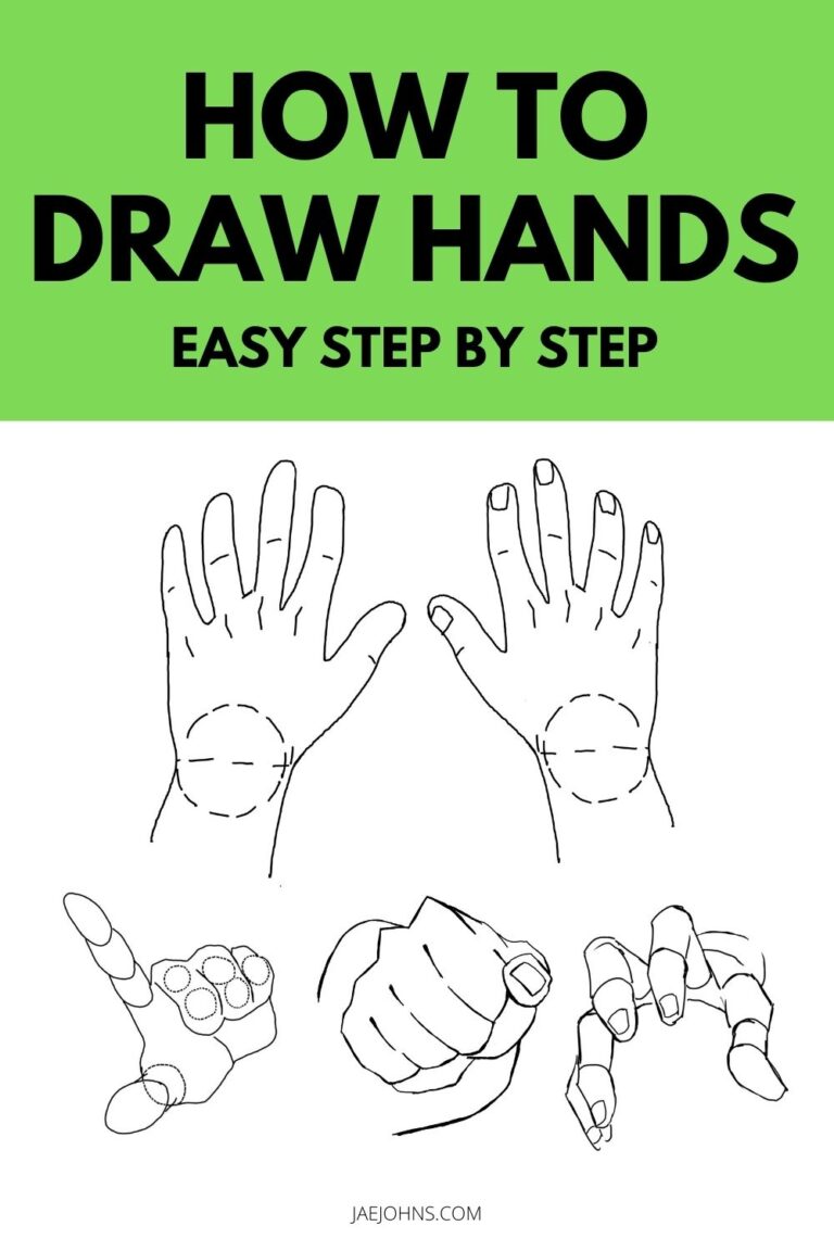 How to Draw Hands - Easy Step by Step