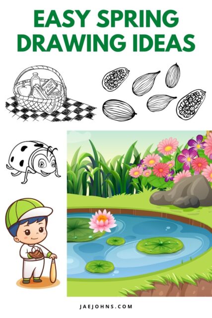 37 Spring Drawing Ideas (Easy & Fun)