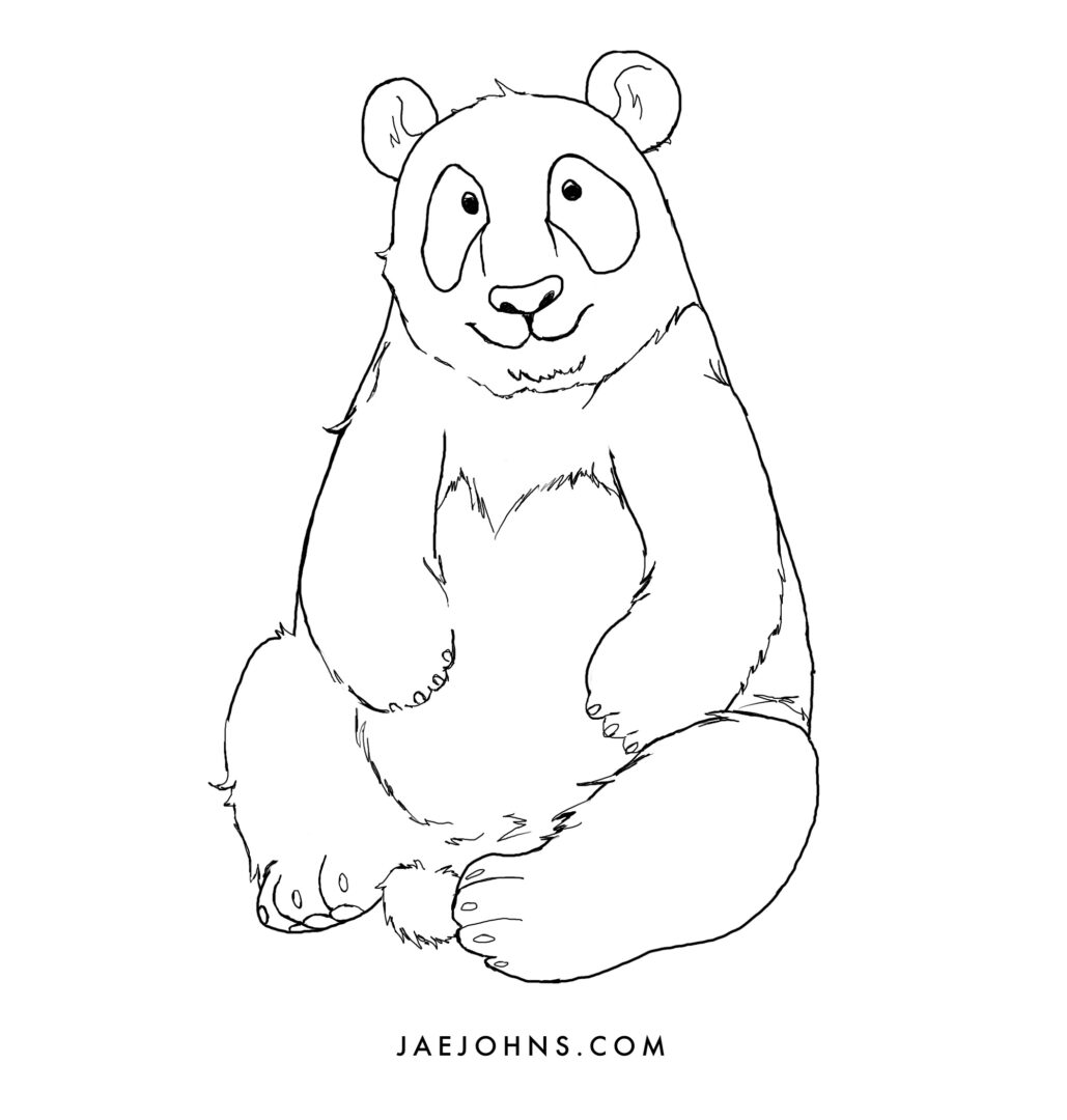 How to Draw a Panda