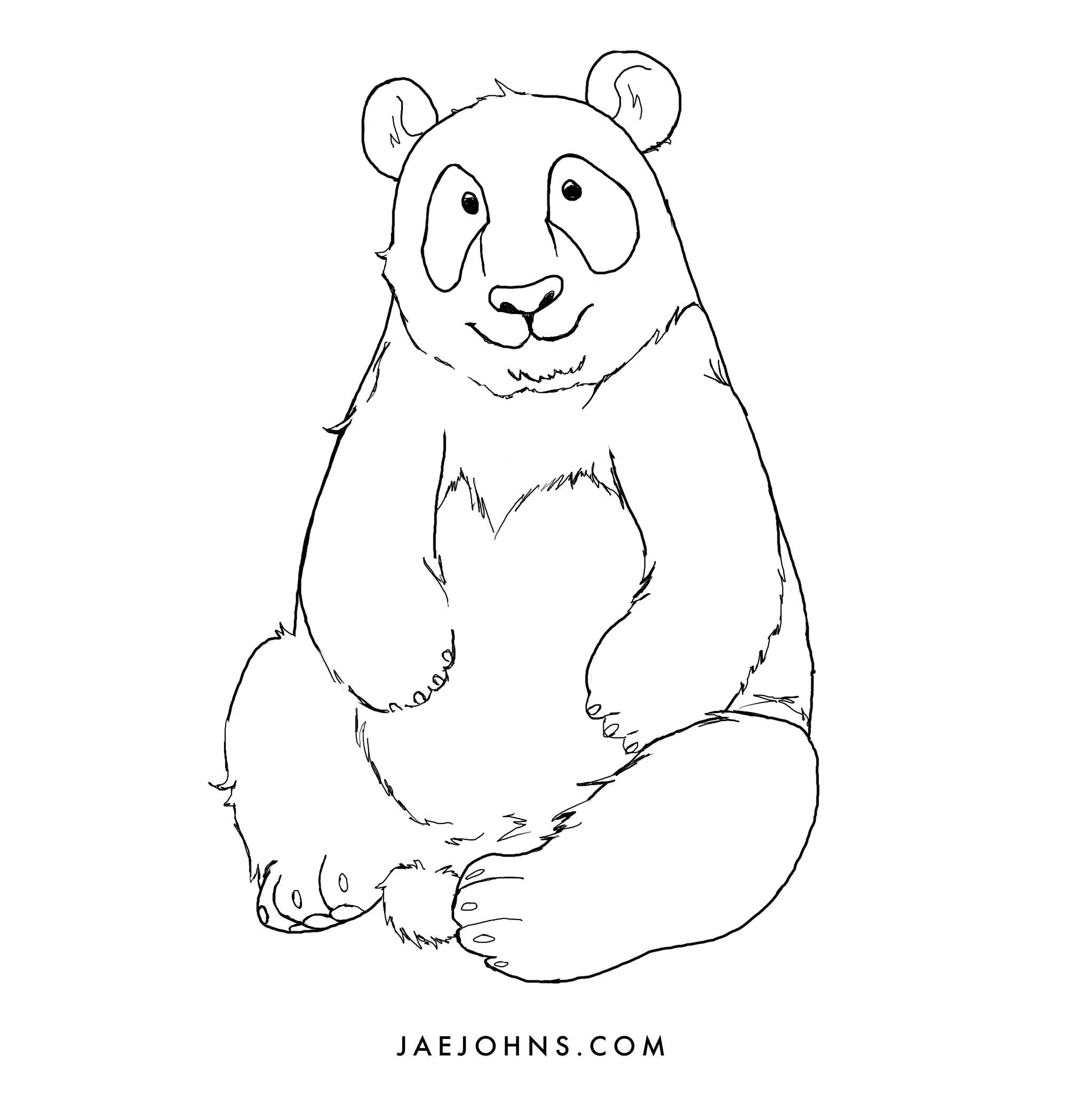 How to Draw a Panda