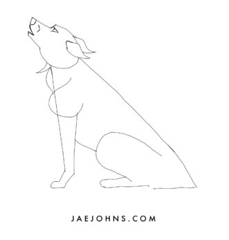 How to Draw a Wolf
