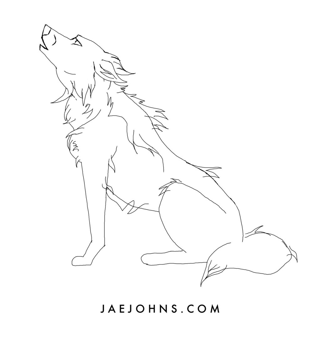 How to Draw a Wolf