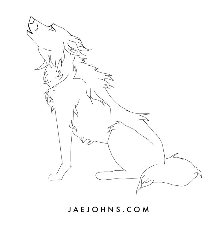 How to Draw a Wolf