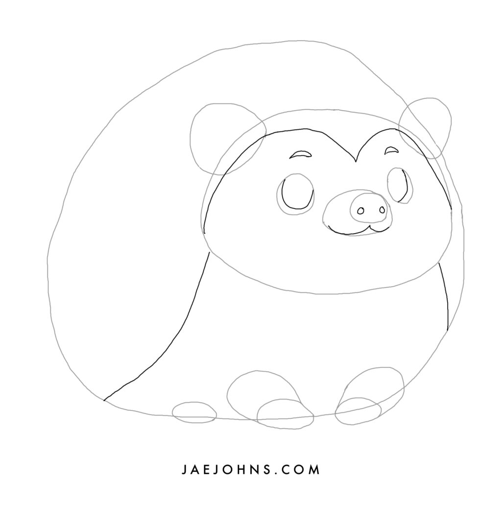 How to Draw a Hedgehog