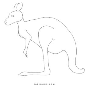 5 Easy Steps to Draw a Kangaroo
