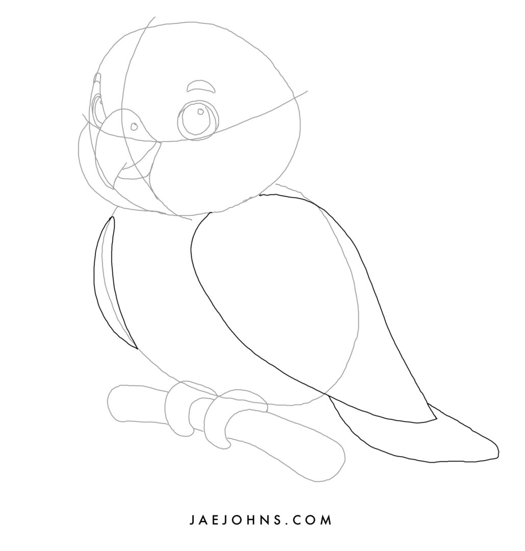 How to Draw a Parrot