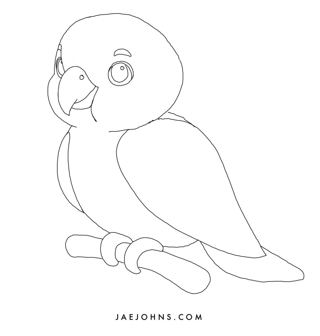How to Draw a Parrot