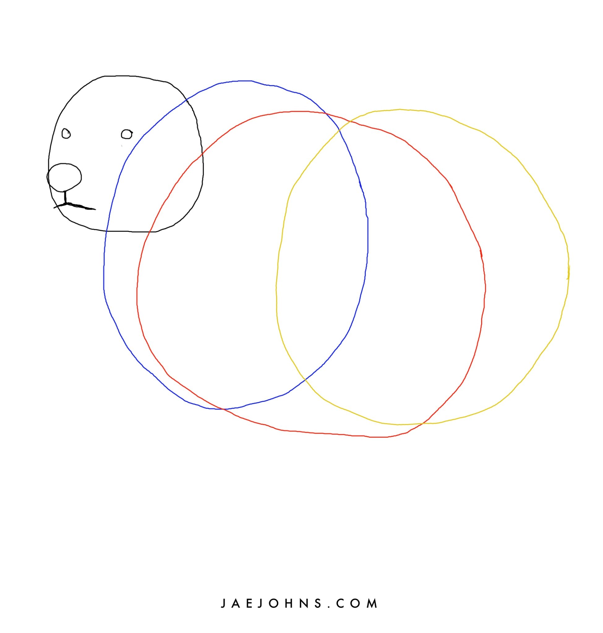 5 Steps to Draw a Polar Bear