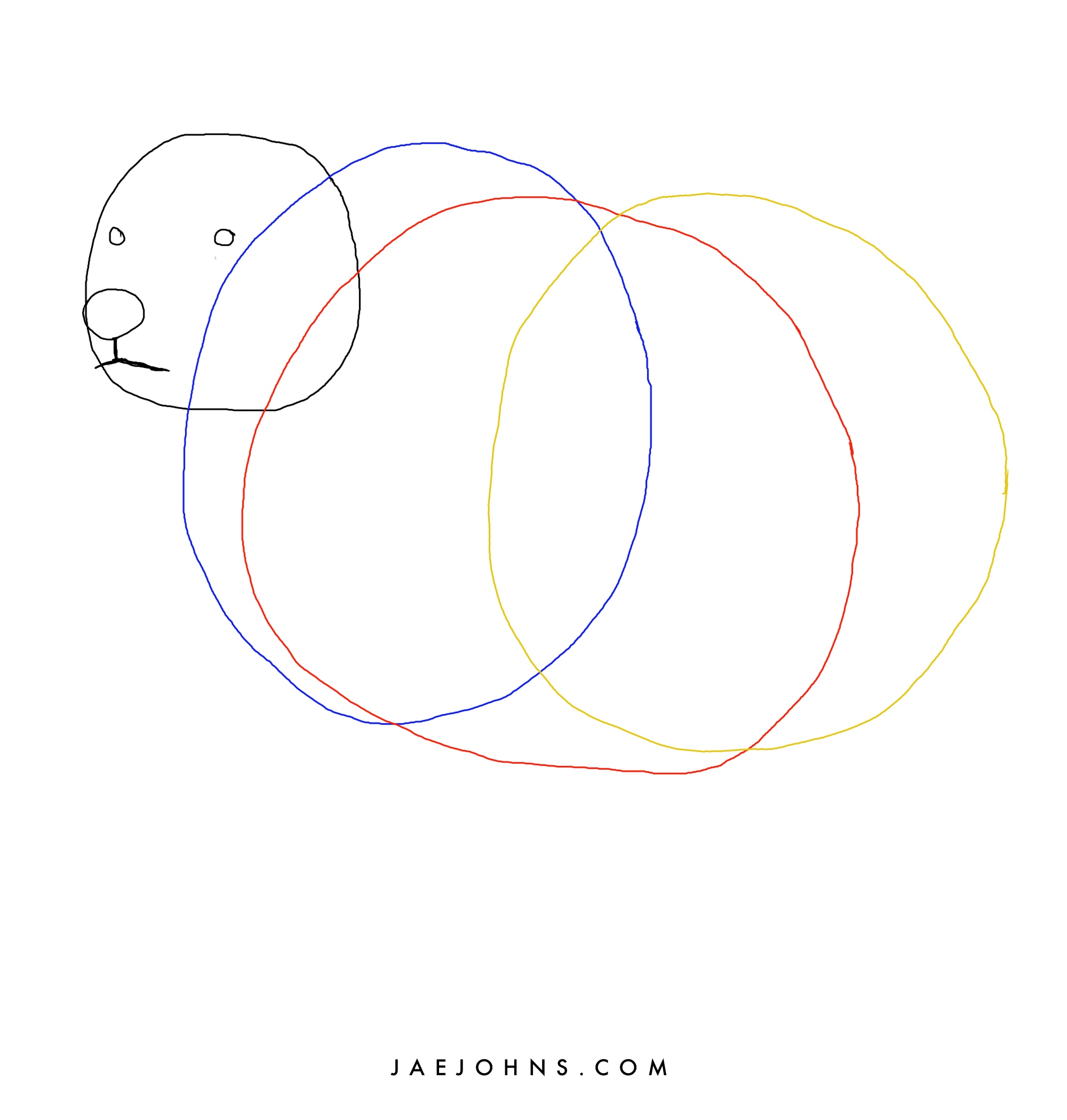 5 Steps to Draw a Polar Bear