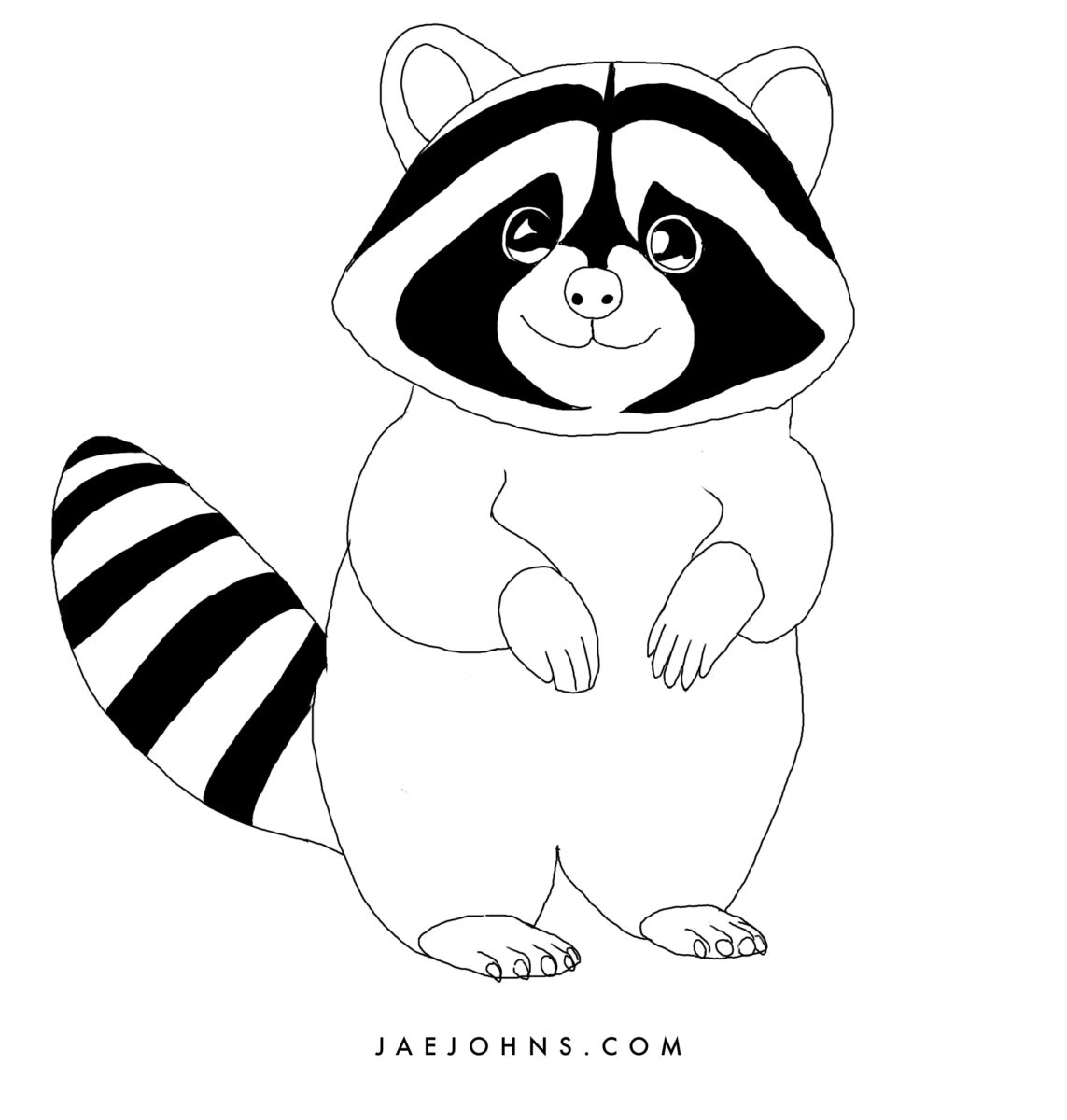 How to Draw a Raccoon