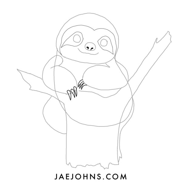 How to Draw a Sloth