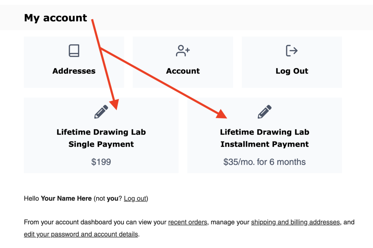 Lifetime Drawing Lab Registration Instructions