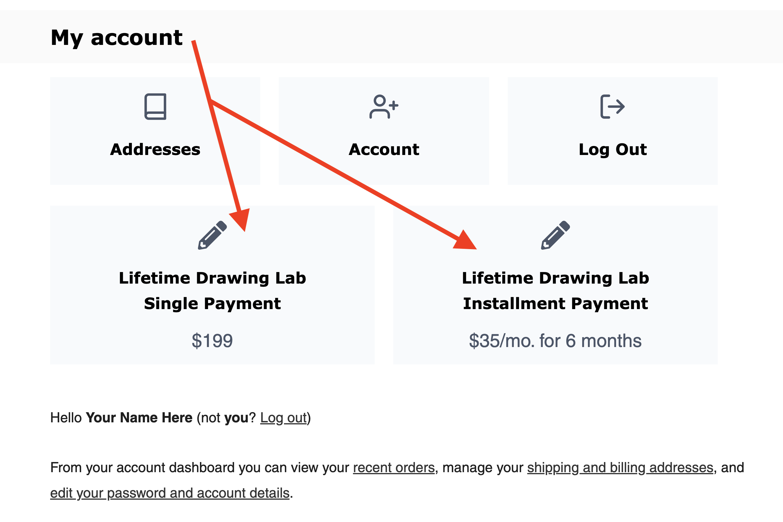Lifetime Drawing Lab Registration Instructions