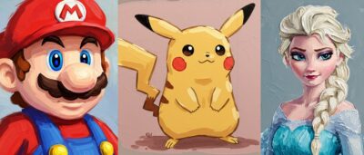 17 Easy Cartoon Characters to Paint